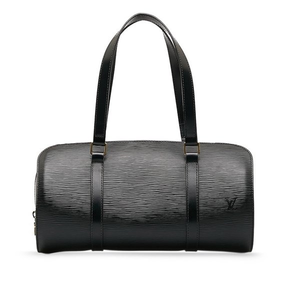 Louis Vuitton | Bags | Louis Vuitton Epi Souflot Handbag M52222 Noir ...